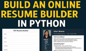 Build a Professional Resume Instantly – Full Project Walkthrough: Flask ...